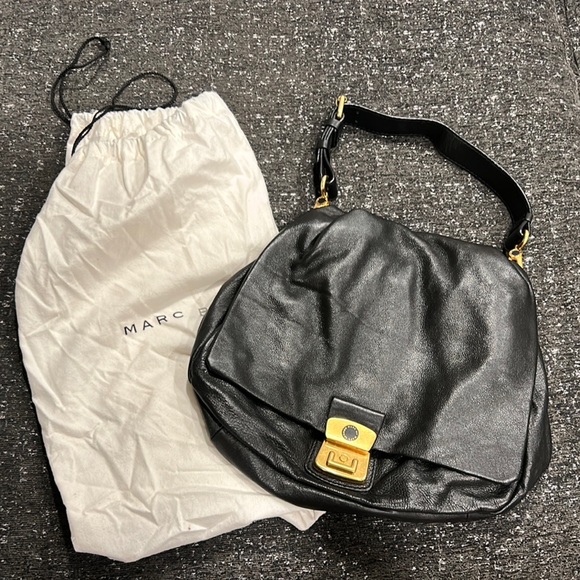 Marc By Marc Jacobs | Bags | Marc By Marc Jacobs Black Leather Shoulder Bag | Poshmark